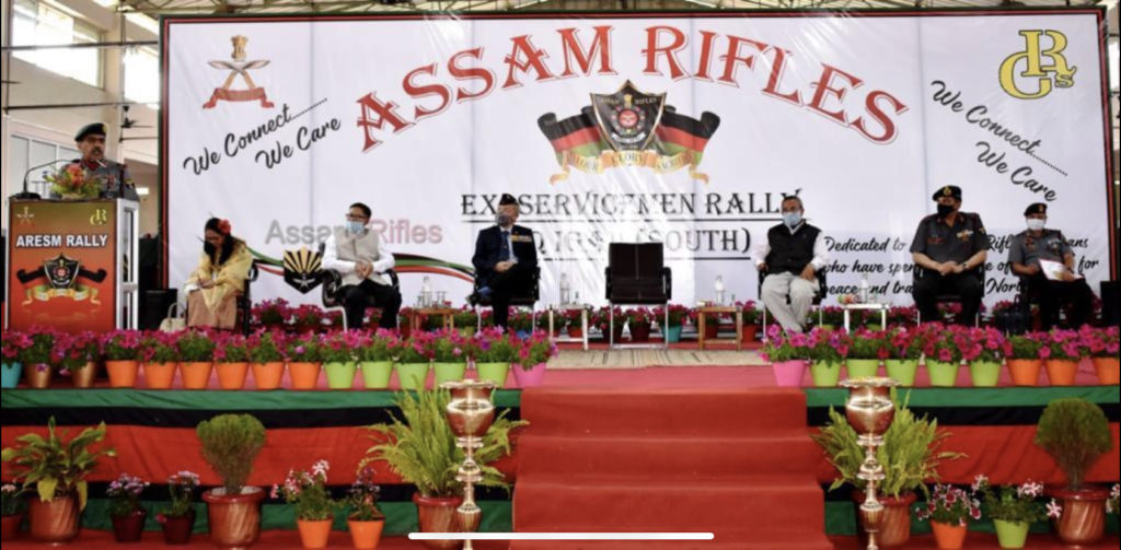 Assam Rifles organises ex-servicemen rally | Pothashang News